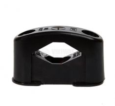 Cable clamp, plastic, complete