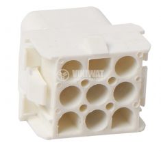 AMP connector female 9 pin 500V 8A www.vikiwat.com