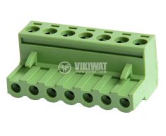 Connector 15 A pcb terminal block 7p - 5 mm