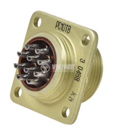 connector 10 pins PC10TB metal connector screw panel