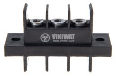 Terminal block, bakelite, 3 poles, SMD mounting