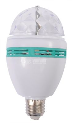 LED color rotating lamp W998 E27 vikiwat.com