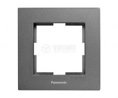 Frame for wall socket/ light switch (grey) 81x83mm | PANASONIC