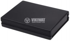 Enclosure box Z-19 polystyrene black 129x94x25mm vikiwat.com