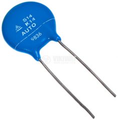 Varistor 14VAC 18VDC 22V 1000A THT S14K14