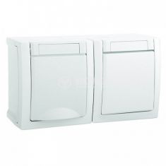 Panasonic | Outdoor One-way switch + Single socket with cover IP54