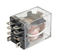 Relay electromagnetic LY1 coil 240VAC 250V 10A vikiwat