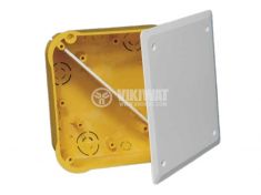 Junction Box KO 110/L_NA 115x115x45 mm with cover VIKIWAT.COM