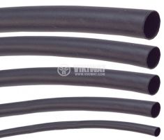 Heat shrink tubing 50mm black 1m JDD TECH - VIKIVAT