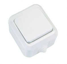 Electrical switch deviatore LEXA H2-C120M 250V 10A white surface mount