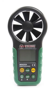 Digital Anemometer MS6252A 0.8~40m/s CFM CMM CMS vikiwat