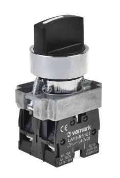 Panel Mount Switch rotary ф22mm 10A240VAC 3-position