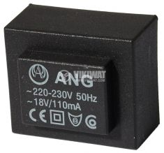 PCB Transformer 230/18 VAC, 2 VA vikiwat.com