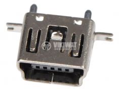 Connector USB B mini female