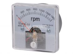 RPM meter / tachometer, 0-1800 rpm, 1mA/10V DC, 50x50 mm, SF-50