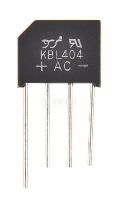 Bridge Rectifier 4A 400V KBL404RS402L vikiwat.com
