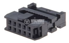 Connector IDC female 10 pins 2.54mm raster 2x5 vikiwat