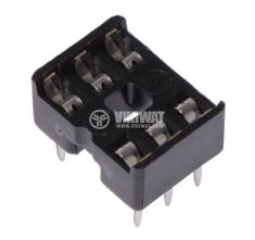 DIP socket 6pin 2.54mm rack for integrated circuits vikiwat