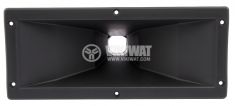 Speaker horn funnel black rectangular 270x100 - VIKWIAT