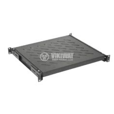Rack shelf, 350mm, 19in, fixed, 1U-Vikiwat
